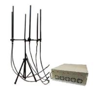 China 240W 8 Bands Indoor 2G 3G 4G 5G WIFI Signal Jammer Extra Lithium Polymer Battery for sale