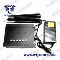 China 6 Bands Adjustable All Cell Phone Signal Jammer Customized GSM PCS 3G 4G for sale