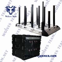 China High Power 350W Vehicle WIFI GPS Anti Drone Jammers Up To 2000M for sale