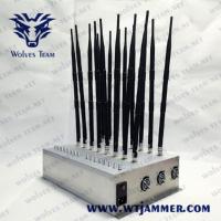 China Full Bands 50m 16 Antenna Jammer Adjustable Power Desktop Type for sale