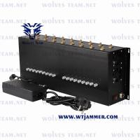 China 18 Bands Desktop 50m Indoor Signal Jammer GPS WIFI 5.8G 3G 4G 5G for sale