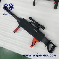 China Portable Handheld GPSL1 , WIFI2.4G, 5.8g signal Drone Jammer with Battery work time 1 hour for sale