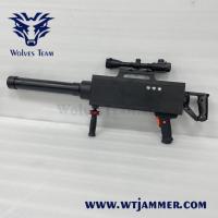 China Portable Handheld GPSL1 , WIFI2.4G, 5.8g signal Drone Jammer with Battery work time 1 hour for sale
