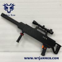 China Portable Handheld GPSL1 , WIFI2.4G, 5.8g signal Drone Jammer with Battery work time 1 hour for sale