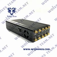 China 10 Bands GSM Handheld Signal Jammer Up To 20M For Cell Phone for sale