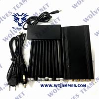 China 10 Bands GSM Handheld Signal Jammer Up To 20M For Cell Phone for sale