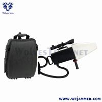 China WIFI2.4G WIFI5.8G GPS Drone Anti Jammer Handheld Backpack Gun Type for sale