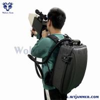 China WIFI2.4G WIFI5.8G GPS Drone Anti Jammer Handheld Backpack Gun Type for sale