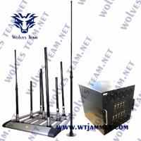 China 350W Vehicle Tracking Device Jammers GPS WIFI2.4G WIFI5.8G Up To 2000M for sale