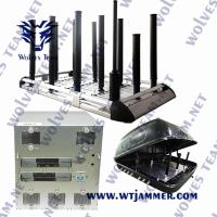 China 350W Vehicle Tracking Device Jammers GPS WIFI2.4G WIFI5.8G Up To 2000M for sale