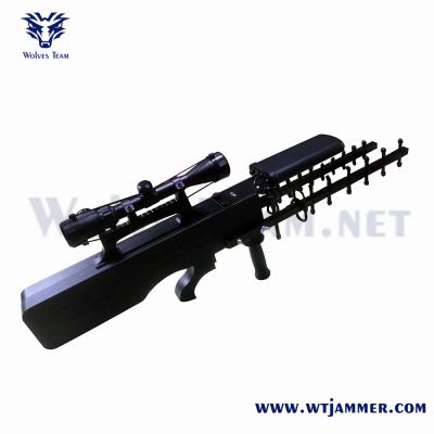 China Security Defense 4000m Anti Drone Jammers WIFI5.8G GPS IP55 Waterproof for sale