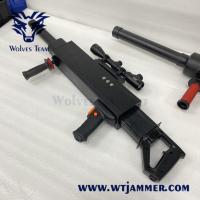 China Wartproof IP65 433Mhz Anti Drone Jammers Gun Type GPS Jamming Device for sale