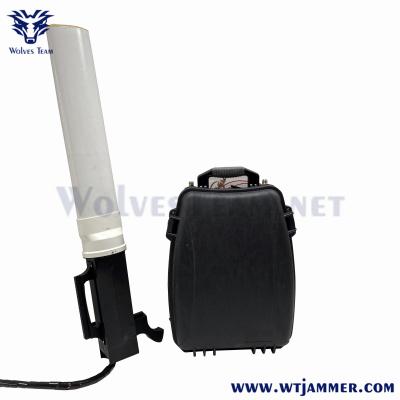 China 8 Bands Anti Drone Jammers WIFI5.8G GPS GSM 433Mhz 160W Output Power for sale