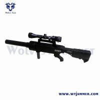 China 4 Bands Anti Drone Jammers Handheld Gun Type Wifi Bluetooth Jammer for sale
