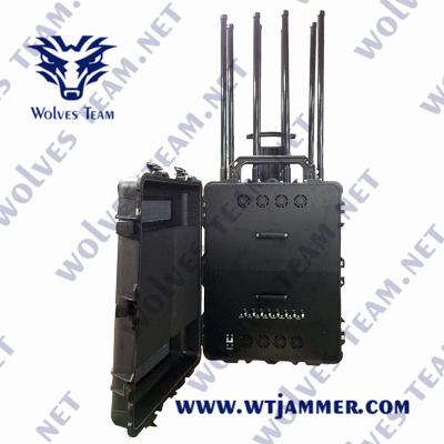 China OEM Portable IP65 Waterproof Anti Drone Jammers GPSL1 WIFI2.4G WIFI5.8G for sale