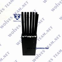 China 12 Antennas Handheld Gps Blocker For 3G 4G 5G WiFi UHF VHF GPS Lojack for sale