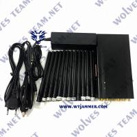 China 12 Antennas Handheld Gps Blocker For 3G 4G 5G WiFi UHF VHF GPS Lojack for sale