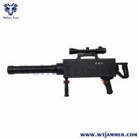 China Handheld 4000m GPS Anti Jamming Security Defense Gun Type Drone Jammer for sale