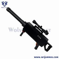 China Handheld 4000m GPS Anti Jamming Security Defense Gun Type Drone Jammer for sale