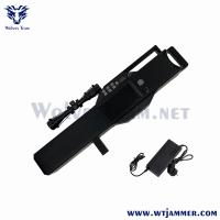 China Handheld GPS WiFi Signal Anti Drone Jammers Military Security 1200m for sale