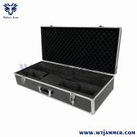 China Handheld GPS WiFi Signal Anti Drone Jammers Military Security 1200m for sale