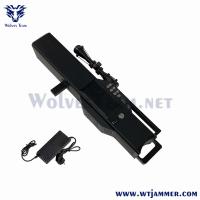 China 4 Bands 1200m GPS WiFi Drone Signal Jammer Handheld Military VIP Protection Security for sale