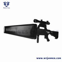 China 1200 Meters Handheld Type 4 Bands GPS WIFI2.4G WiFi5.8g Drone Signal Jammer for sale