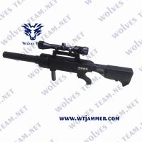 China Portable Anti Drone Jammer Gun Shape WIFI2.4G/5.8G GPS UAV Signal Jammer 2500 Meters for sale