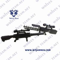 China Portable Anti Drone Jammer Gun Shape WIFI2.4G/5.8G GPS UAV Signal Jammer 2500 Meters for sale