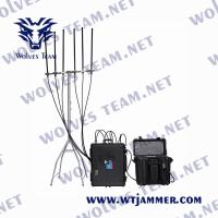 China 4 Bands Drone Gps Signal Jammer Rf 800/900 Mhz 3000 Meters Wifi2.4g/5.8g for sale