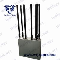 China 80 W Cell Phone Signal Jammers Gsm Lte 4g 5g Gps Wifi Lojack Wifi for sale