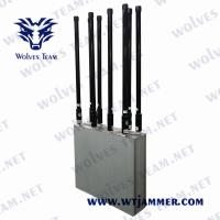 China 80 W Cell Phone Signal Jammers Gsm Lte 4g 5g Gps Wifi Lojack Wifi for sale