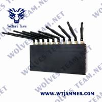 China 10 Bands Indoor Cellular Signal Jammer 2g Gsm 3g 4g 5g Lte 50 Meters for sale