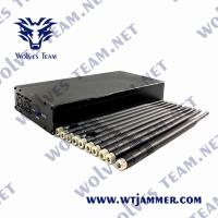 China 10 Bands Indoor Cellular Signal Jammer 2g Gsm 3g 4g 5g Lte 50 Meters for sale