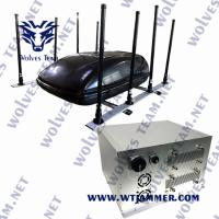 China 6 Bands High Power WiFi1.2g WiFi2.4G WiFi5.8 GSM900 Gvehicle Drone Jammer for sale