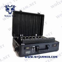 China Suitcase Portable Anti UAV Drone Jammer WIFI2.4G/5.8G GPS 315MHz Signal Jammer  4000 Meters for sale