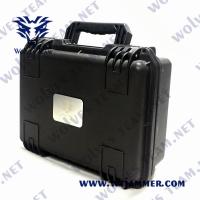 China Suitcase Portable Anti UAV Drone Jammer WIFI2.4G/5.8G GPS 315MHz Signal Jammer  4000 Meters for sale