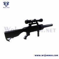 China 1200 Meters Handheld Type 4 Bands GPS WiFi2.4G WiFi5.8g Drone Signal Jammer for sale
