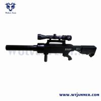China 1200 Meters Handheld Type 4 Bands GPS WiFi2.4G WiFi5.8g Drone Signal Jammer for sale