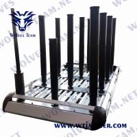 China IED Bomb 22 bands high power GSM 5G UHF VHF RF Signal Jammer Mounted on Car for sale