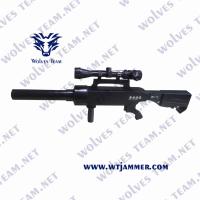 China 1000m Portable Uav Jammer 3 Bands Handheld GSM WiFi 2.4G WiFi 5.8g GPS Signal Drone Jammer for sale