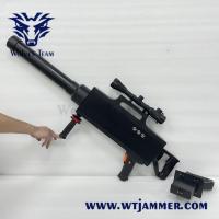 China Handheld Portable WiFi 2.4G 5.8g GPS Signal Anti-Drone Jammer up to 1000 Meters for sale
