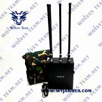 China 8 Bands 120W High Power VHF UHF 2G 3G 4G Wifi Backpack Signal Jammer for Military for sale