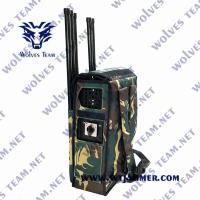 China 8 Bands 120W High Power VHF UHF 2G 3G 4G Wifi Backpack Signal Jammer for Military for sale