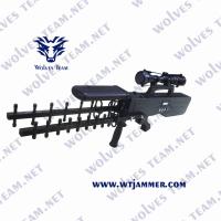 China Military Anti UAV Drone Jammer WIFI GPS RF Control Signal Blocker Portable up to 4500 meters for sale