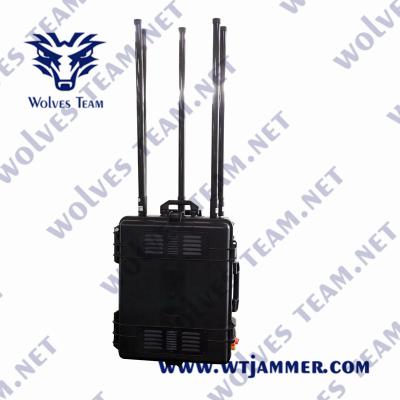 China Portable Outdoor startlink GPS  Jammer GPSL1-L5 Signal Jammer Glonass L1/L2 GPS Signal Jammer range 5000 meters for sale