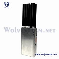 China Handheld 14 antenna Signal Jamme Factory sales For 3G 4G 5G WiFi UHF VHF GPS Lojack cell phone signal jammer for sale