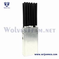 China GSM 3G 4G 5G WIFI GPS RF315/433MHz Block Frequency Handheld 14 Antenna Signal Jammer Sales For UHF VHF Lojack for sale