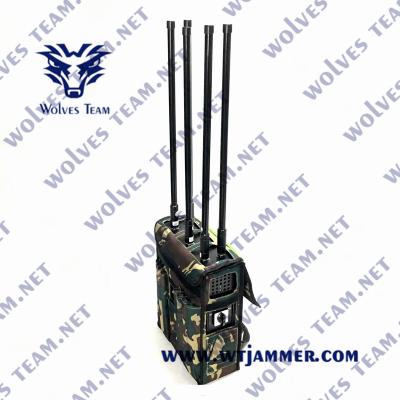 China 8 channels 1000 Meters Backpack IMSI Catcher System White Black List Jammer for sale