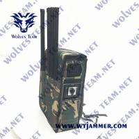 China Omni-directional Antenna Backpack Signal Jammer For GSM 3G 4G 5G GPS WIFI UHF VHF Up To 200 Meters Jamming Range for sale